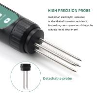 China Potted Gardening Agricultural Measuring Tool Conductivity 3 In 1 Soil Ec Meter Temperature Soil Moisture Meter Tester for sale