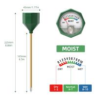 China YIERYI Battery-Free Analog Soil Moisture Meter with Metal Probe Precision 0-10 Scale Hygrometer for Garden Potted Plants Farming for sale