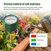 China YIERYI Battery-Free Analog Soil Moisture Meter with Metal Probe Precision 0-10 Scale Hygrometer for Garden Potted Plants Farming for sale