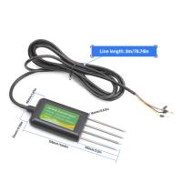 China RS485 Soil Multi Parameter Sensor 8-in-1 EC pH NPK Temp Moisture Detection Agriculture Greenhouse Use for sale