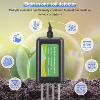 China RS485 Soil Multi Parameter Sensor 8-in-1 EC pH NPK Temp Moisture Detection Agriculture Greenhouse Use for sale