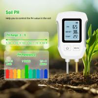 China LCD Display Backlight 3 In 1 Garden Flowers Sensor Plants Acidity Humidity Detector PH Meter Soil Moisture Tester for sale