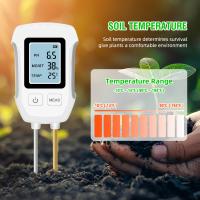 China LCD Display Backlight 3 In 1 Garden Flowers Sensor Plants Acidity Humidity Detector PH Meter Soil Moisture Tester for sale