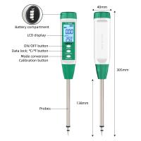 China 3-in-1 Digital Soil EC Moisture Temperature Meter Plant Soil Salinity Tester for Garden Farm for sale