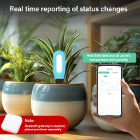 China Wireless ZigBee Smart Soil Moisture Temperature Monitor for Plants App Controlled for sale