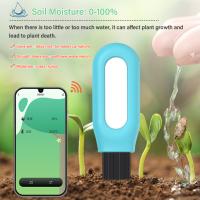China Wireless ZigBee Smart Soil Moisture Temperature Monitor for Plants App Controlled for sale