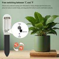 China Wireless ZigBee Smart Soil Moisture Temperature Monitor for Plants App Controlled for sale