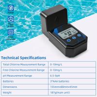 China YIERYI Portable Photometric Accurate Water Quality Tester for PH Residual Chlorine Total Chlorine for sale