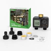China Rechargeable Digital Irrigation Timer Heavy Duty Brass Connector Auto Sprinkler Controller With Manual Override for sale
