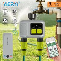 China YIERYI Dual-Zone RF Smart Water Timer with Sub-GHz Gateway for sale