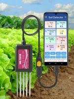 China YIERYI 8-in-1 USB Soil Tester with Real-Time Monitoring pH Moisture NPK EC Temperature Fertility Sensor for Android HarmonyOS for sale