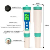 China YY-1010S 10-in-1 Water Quality Test Pen PH TDS EC Salinity ORP H2 S G Temperature Chlorine Resistivity for sale
