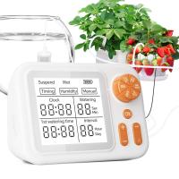 China Indoor Smart Soil Moisture Detector Auto Watering Device Programmable Drip Irrigation System for Potted Flowers Herbs for sale
