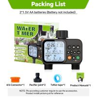 China Digital Water Timer for Garden Hose Automatic Irrigation Timer with Auto Manual Watering Mode for sale