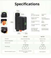 China Wireless Zigbee Smart Water Flow Valve Phone App Control Automatic Water Timer For Garden Lawn Vegetable Patch for sale