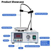 China Upgraded 85‑2 3‑in‑1 Digital Hotplate Magnetic Stirrer, Heating, Timing & Constant‑Temperature Laboratory Liquid Mixer for sale