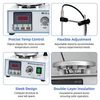 China Upgraded 85‑2 3‑in‑1 Digital Hotplate Magnetic Stirrer, Heating, Timing & Constant‑Temperature Laboratory Liquid Mixer for sale