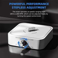 China Mini Magnetic Stirrer, USB‑Charged Portable Liquid Mixer, Adjustable Speed 200‑2000 RPM, 1.0‑1.5L Capacity, Low‑Voltage Lab Magnetic Mixing Equipment for sale