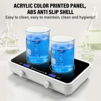 China Dual‑Position Magnetic Stirrer, Mini Lab Liquid & Pigment Mixer, 500‑1000ml Per Station, Adjustable Speed 600‑4000 RPM, Two‑Channel Laboratory Stirring Equipment for sale