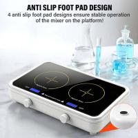China Dual‑Position Magnetic Stirrer, Mini Lab Liquid & Pigment Mixer, 500‑1000ml Per Station, Adjustable Speed 600‑4000 RPM, Two‑Channel Laboratory Stirring Equipment for sale