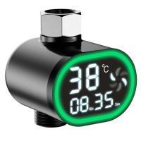 China Hydropower generation, shower head universal water thermometer, baby bath, children's bathing, household visual LED digital display screen for sale