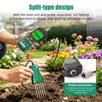 China YG-09s9 9-in-1 PH/BC/salinity/fertility/nitrogen, phosphorus, potassium/temperature/humidity handheld soil tester can store and view 12 sets of records for sale
