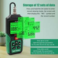 China YG-09s9 9-in-1 PH/BC/salinity/fertility/nitrogen, phosphorus, potassium/temperature/humidity handheld soil tester can store and view 12 sets of records for sale