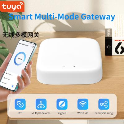 China Zigbee Bluetooth WiFi Smart Home Gateway 2.4G Single Band Multi Mode Hub Remote Control Bridge for sale