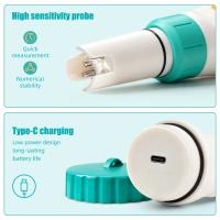 China 7-in-1 Water Quality Test Pen, pH Salinity ORP TDS EC FAC TEMP, Simultaneous Green Backlight Display, Rechargeable for sale