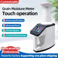 China Smart Touch Screen Grain Moisture Tester, Tests 29 Kinds of Grains, Touch Control Grain Moisture Meter for sale