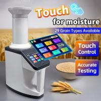 China Smart Touch Screen Grain Moisture Tester, Tests 29 Kinds of Grains, Touch Control Grain Moisture Meter for sale