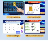 China Smart Touch Screen Grain Moisture Tester, Tests 29 Kinds of Grains, Touch Control Grain Moisture Meter for sale