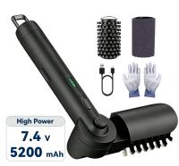 China Electric BBQ Grill Cleaning Brush | Replaceable Brush Heads Barbecue Cleaning Tool for sale