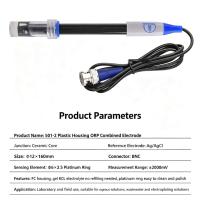 China ORP Sensor Electrode, BNC Connector Probe, Laboratory Water Quality Testing, Swimming Pool Oxidation Reduction Electrode for sale