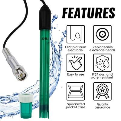 China Replacement ORP Redox Electrode, 300cm Cable with BNC Connector, Compatible with Most ORP Meters for sale