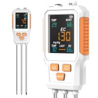 China 10 in 1 Color Screen Soil Tester, PH,EC,N P K,Temp,Moisture,Light  Humidity for sale