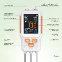 China 10 in 1 Color Screen Soil Tester, PH,EC,N P K,Temp,Moisture,Light  Humidity for sale