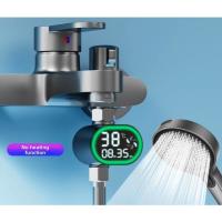 China Hydro Power Baby Bath Thermometer, Universal LED Digital Display Shower Water Temperature Gauge for sale