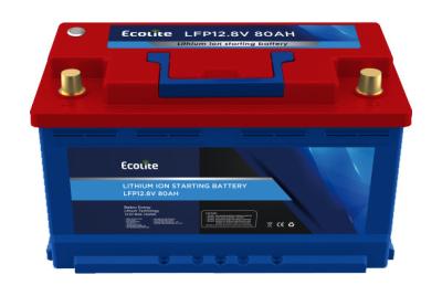 China ECOLITE LiFePO4 Lithium Iron Phosphate Battery With 1200 CCA Automotive Starter Battery for sale