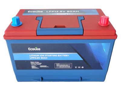 China LFP12.8V 80Ah High-Cranking LiFePO4 Lithium Battery For Reliable Vehicle Starts for sale