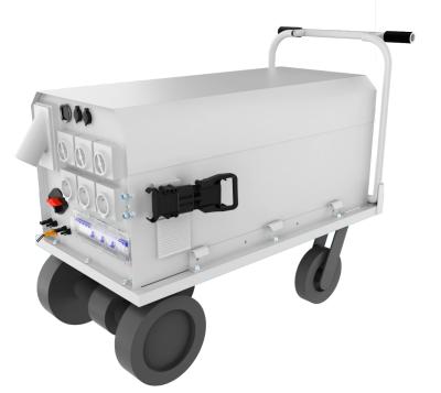 China 8KW/20KWh Portable Power Box 51.2V 400Ah LiFePO4 Lithium Battery  Industrial/Event/Off-Grid Power for sale