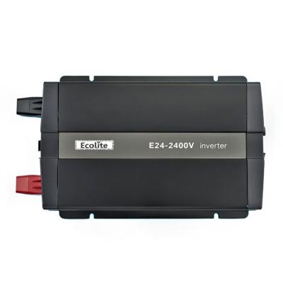 China Ecolite 2400W Pure Sine Wave Power Inverter 24V DC to 110V 220V AC Off Grid Solar for sale