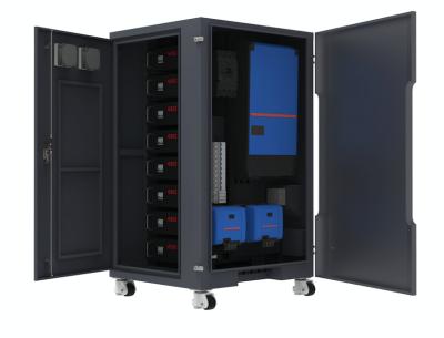 China Ecolite 40kWh 15kW Industrial Outdoor Power Storage Cabinet Modular Expandable System for Heavy-Duty Use for sale