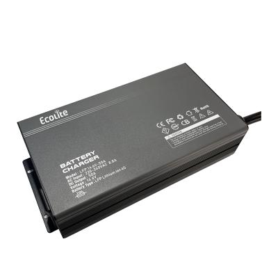 China 4.6V 50A LiFePO4 Battery Charger 730W for 4S LFP Pack Reverse Protection for sale