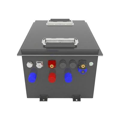 China 51.2V 105Ah LiFePO4 Battery 5376Wh IP67 Heating -30°C Charge 150A Discharge for sale