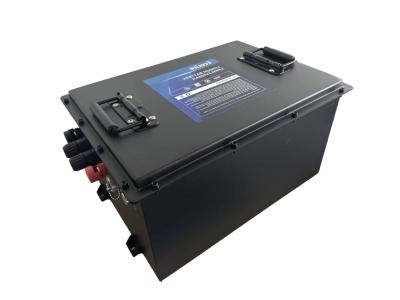 China 51.2V 105Ah Golf Cart LiFePO4 Battery 150A Discharge Built in Heater IP67 for sale