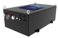 China 51.2V 105Ah LiFePO4 Battery with Heater -30℃ Charge IP67 for RV Solar Marine for sale