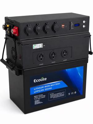 China Solar Ready Portable Power Station 3840Wh 300Ah 32kg 40A DC DC Charger USB C for sale