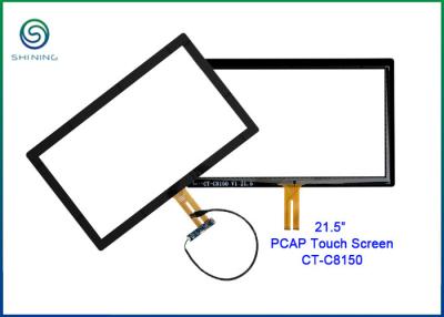 China Capacitive PCAP Touch Screen Overlay 21.5 Inch USB Interface 16:9 Aspect Ratio for sale