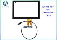 China 10.1 Inch Industrial Touch Screen Capacitive ITO Cover Glass ILITEK2302 IC for sale